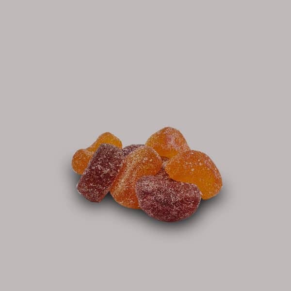 Organic Delta 8 Gummies | 25 mg | Organic Mini Fruit Slices