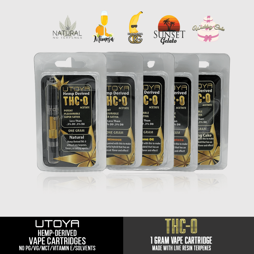 Utoya - Buy D8, Delta 9, THCP, THC-O, HHC, CBD, and More