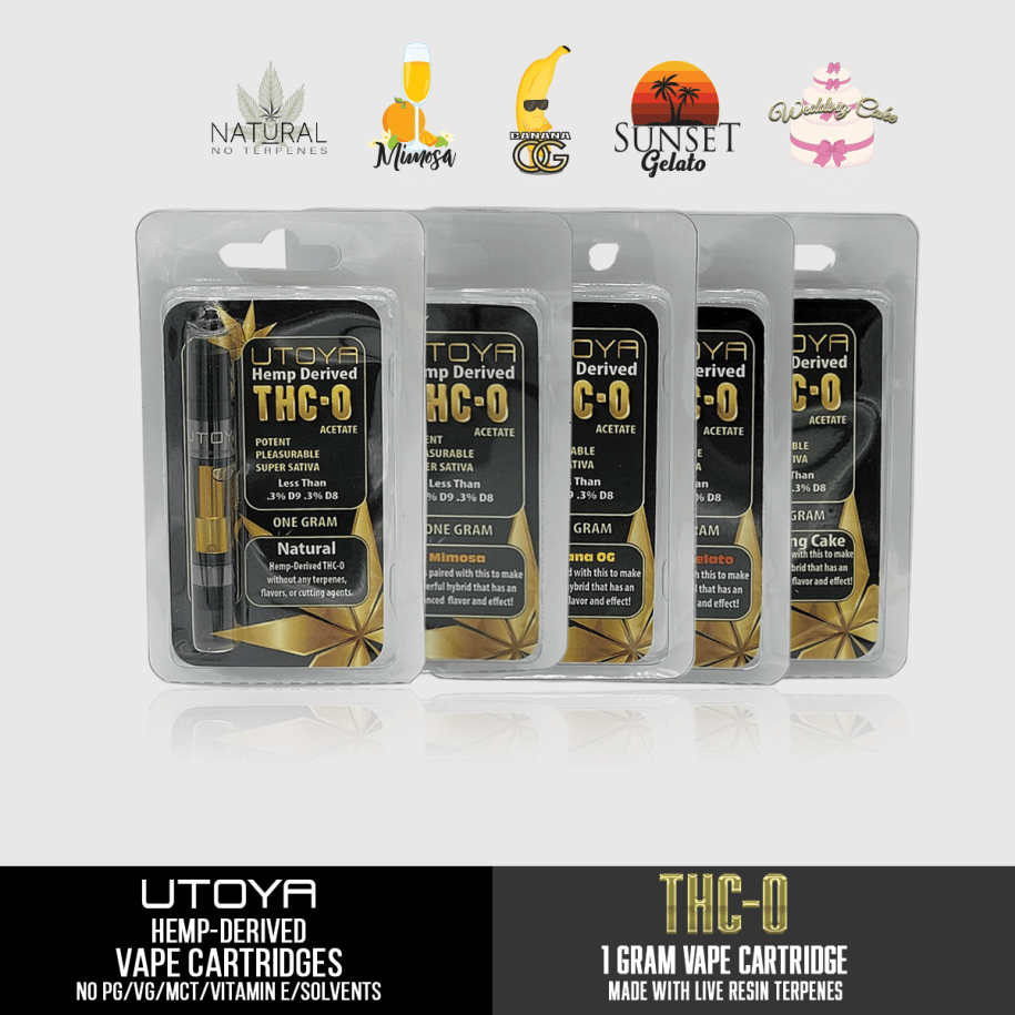 Utoya - Buy D8, Delta 9, THCP, THC-O, HHC, CBD, and More