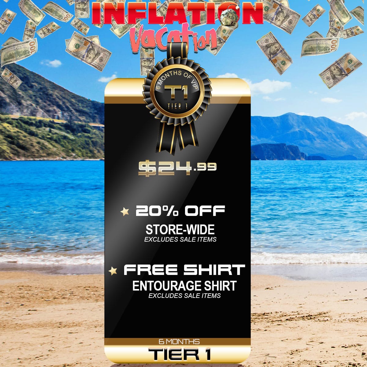 Inflation Vacation VIP Packages - Utoya Organics