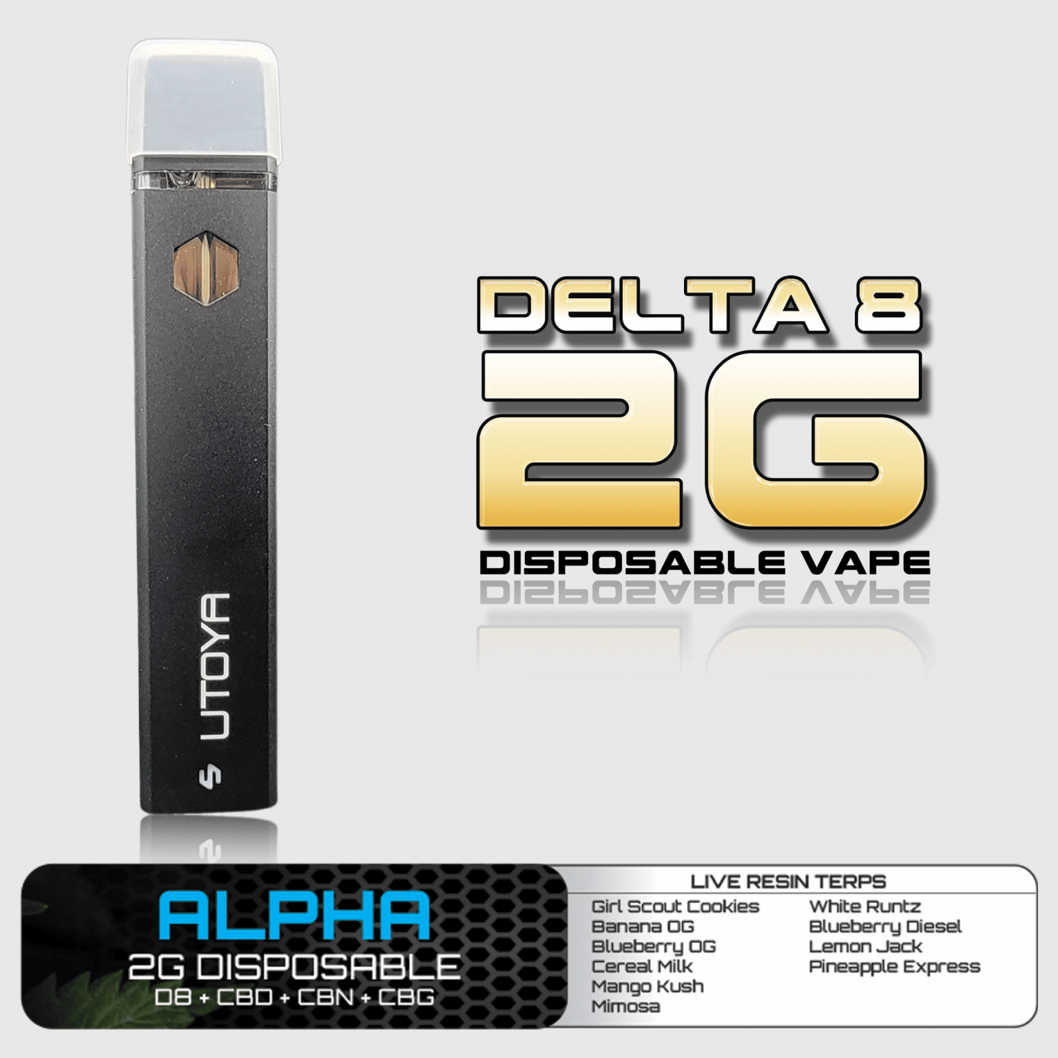 Buy Disposable Vapes - D8, THC-O, HHC, THCP, And More