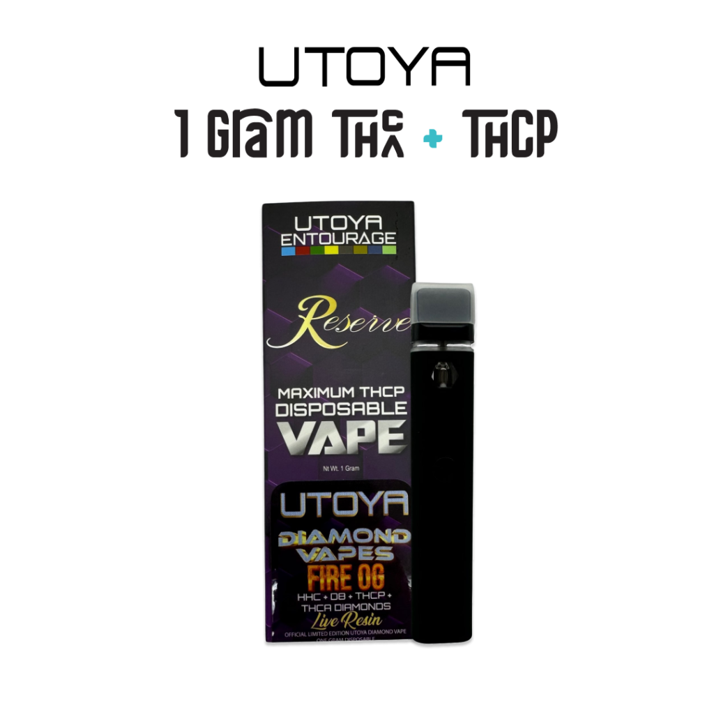 THCA Disposable Vape 1G Fire OG | Indica - UTOYA