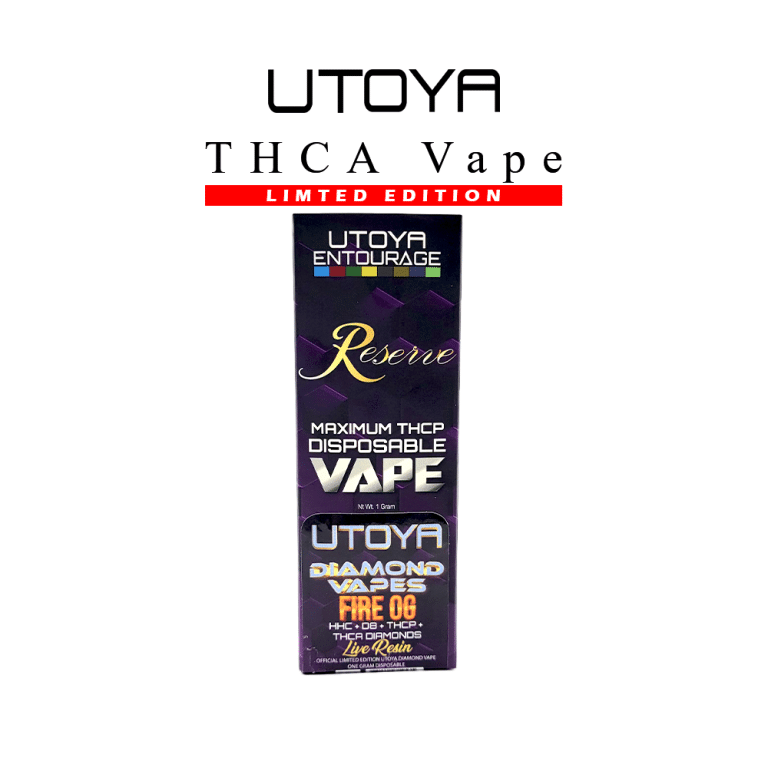 THCA Disposable Vape 1G Fire OG | Indica - UTOYA