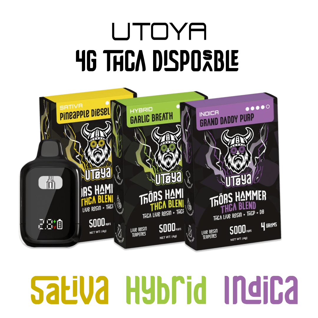 Do THCA Vapes Work? | Utoya Organics | THCA Hammer Vapes